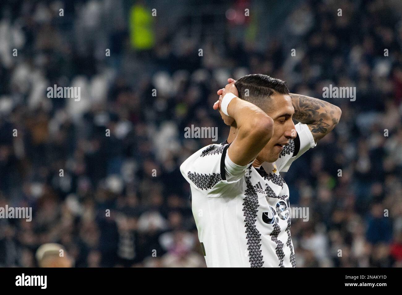 Turin, Italy. 12th Feb, 2023. Juventus Angel Di Maria Portrait during ...
