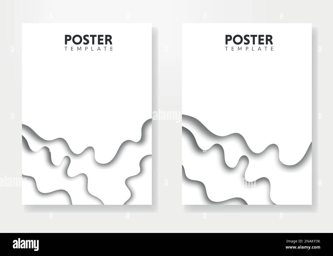 Set of Editable poster template. Can be used for poster, brochure ...