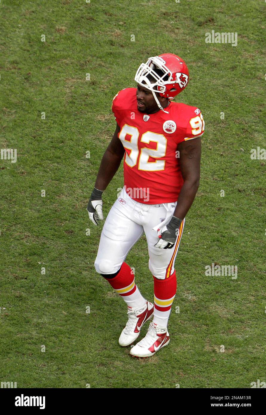 Kansas City Chiefs defensive end Wallace Gilberry (92) during the ...