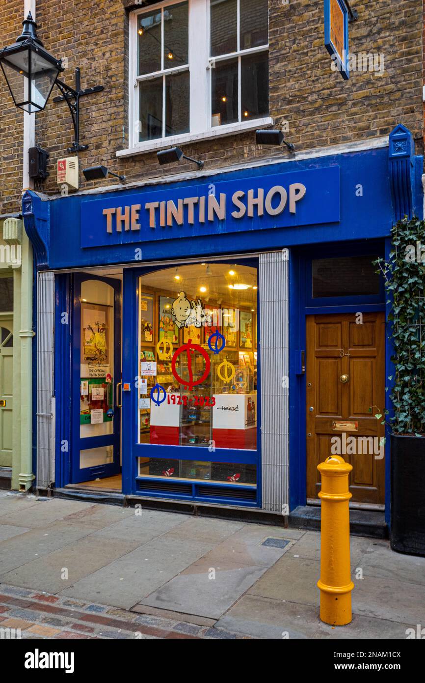 Tintin store covent garden london hi-res stock photography and images ...