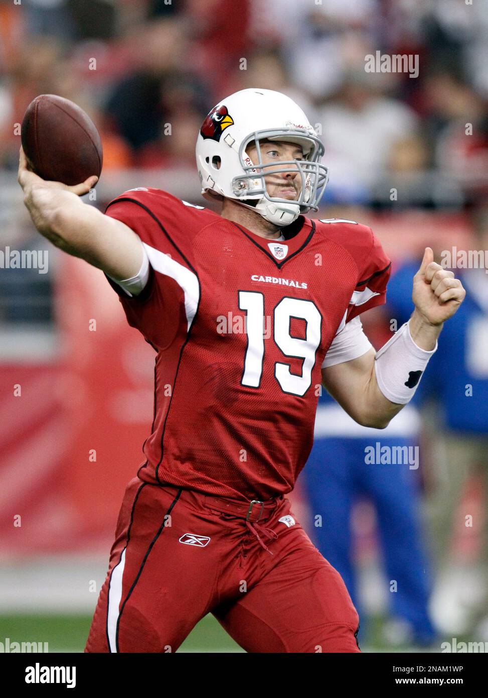 Arizona Cardinals quarterback John Skelton (19) throws against the ...