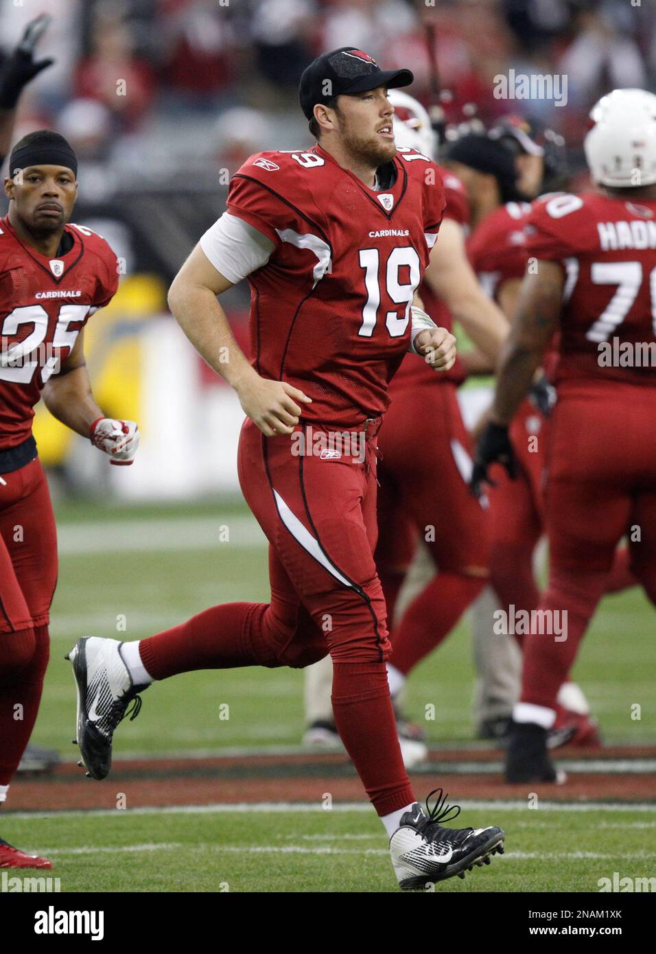 Arizona Cardinals quarterback John Skelton (19) takes the field prior ...