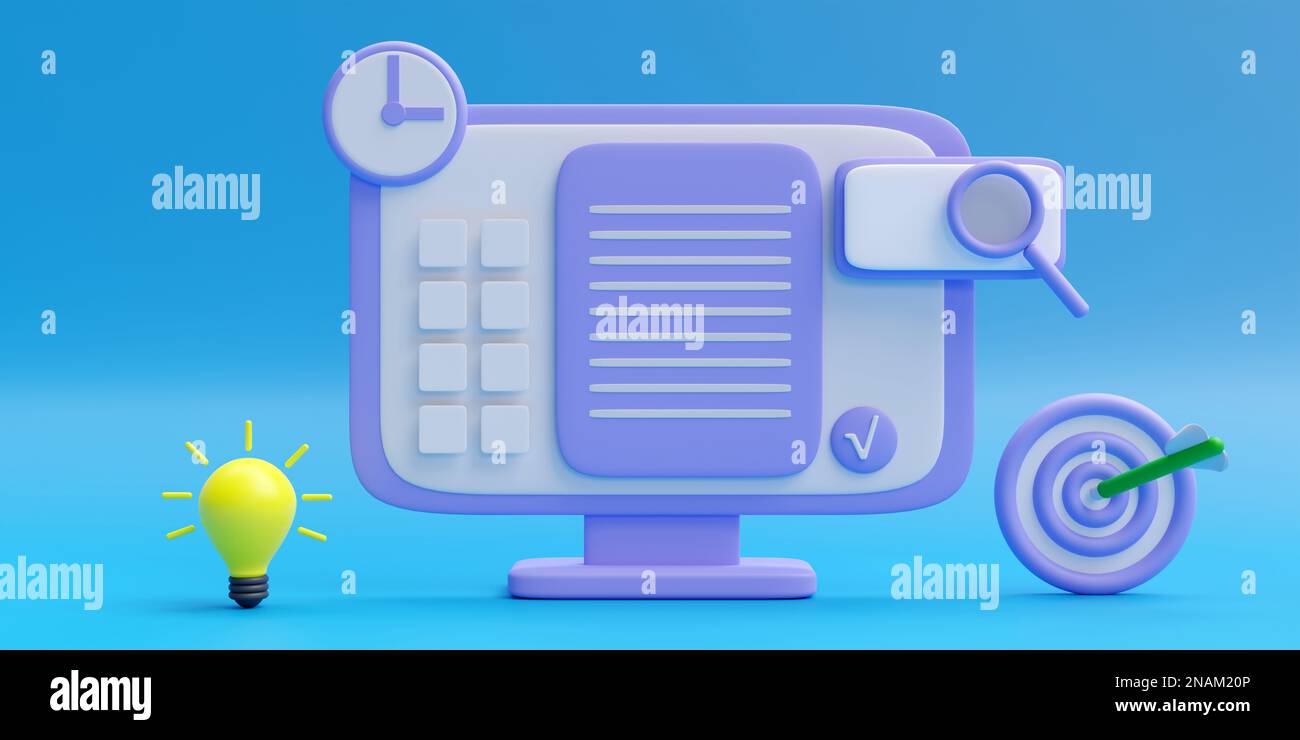 Document validate, Clock code computer window, search, cartoon minimal ...