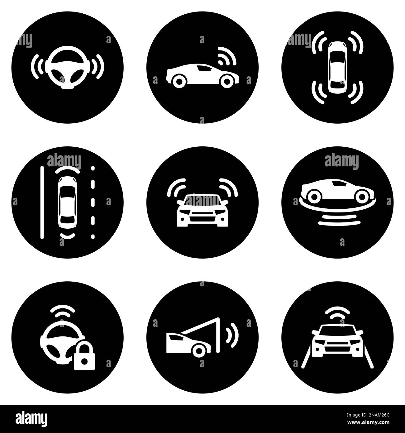 Autonomous vehicle vector vectors hi-res stock photography and images ...