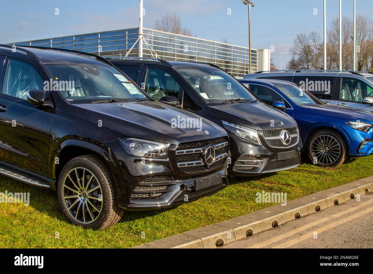 New BMW 2023 cars; Unregistered motors after delivery at BMW dealership ...