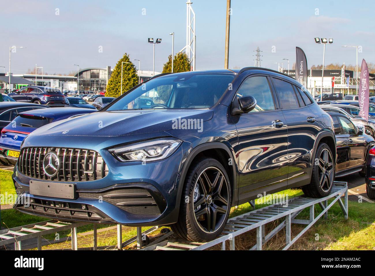 New BMW 2023 cars; Unregistered motors after delivery at BMW dealership ...