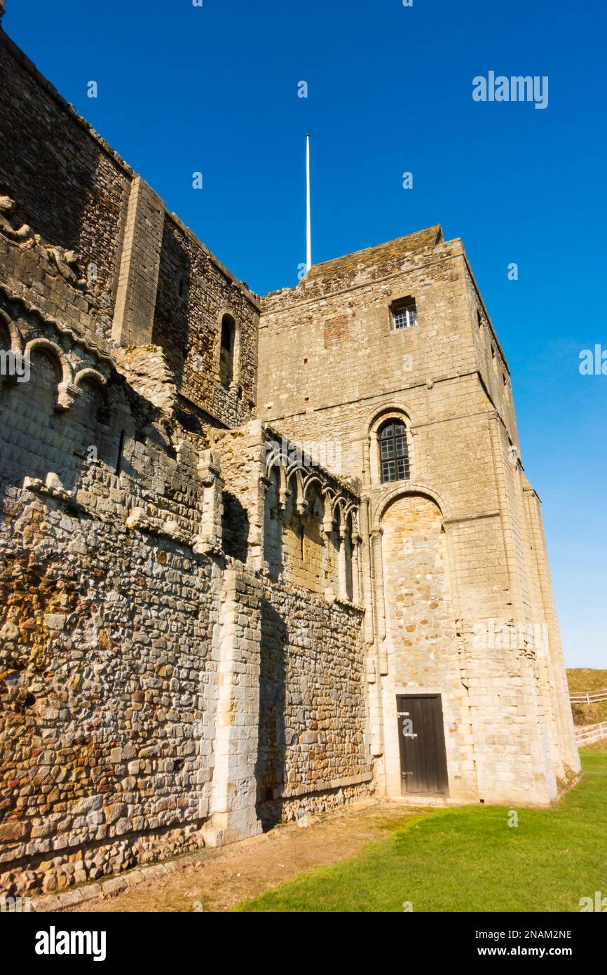 The norman castle, Castle Rising, Kings Lynn, Norfolk, England Stock ...