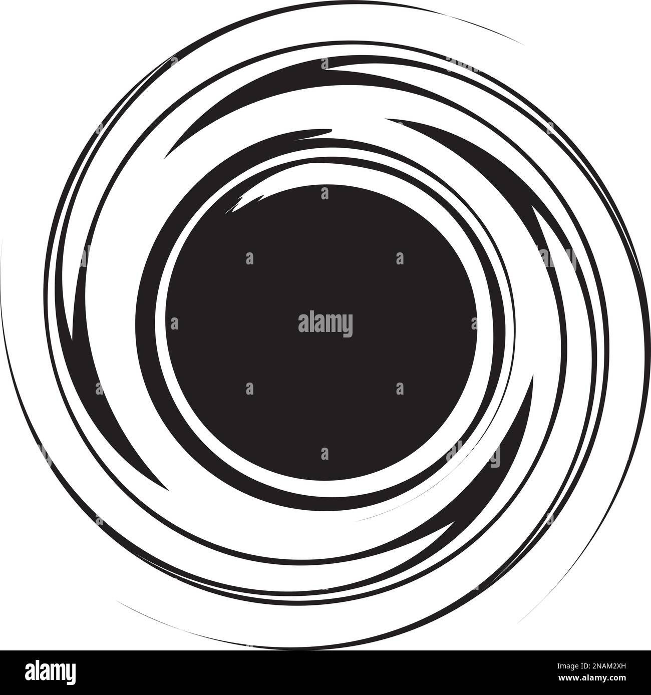 Whirlpool circle grunge element for design. Vector illustration Stock Vector Image & Art - Alamy