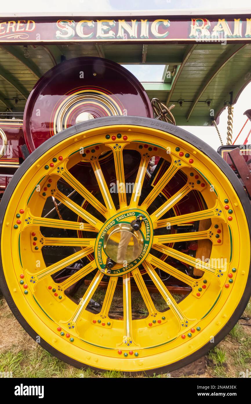 Colourful huge steam engine wheel hi-res stock photography and images ...
