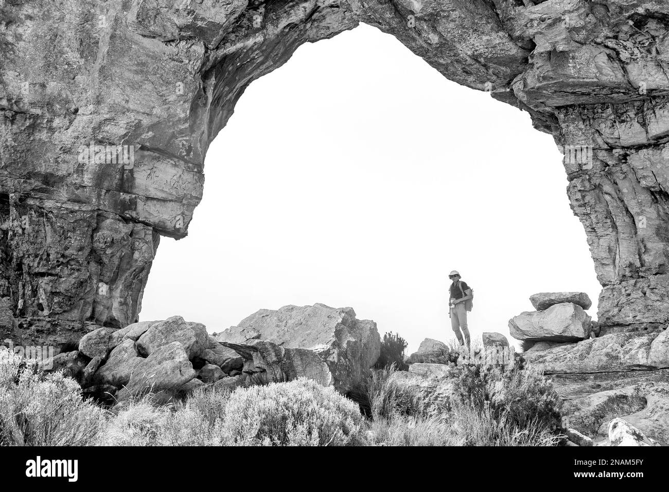 Sanddrif, South Africa - Sep 7, 2022:A person is visible inside the ...