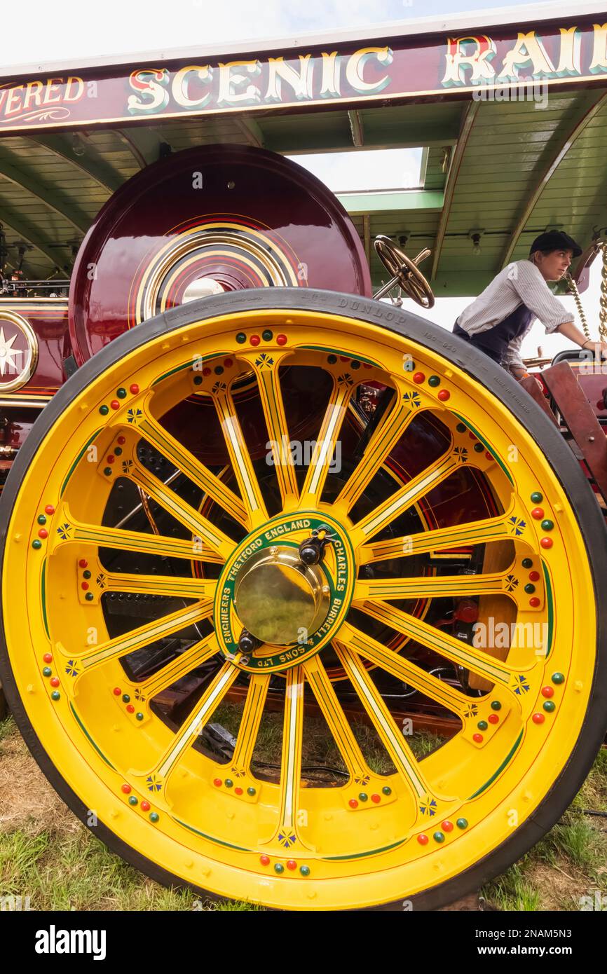 Colourful huge steam engine wheel hi-res stock photography and images ...