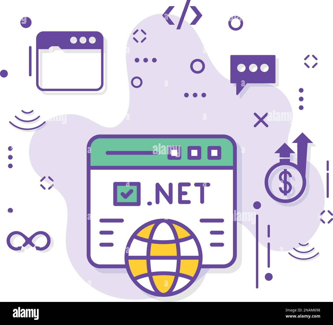 Tld icon Stock Vector Images - Alamy