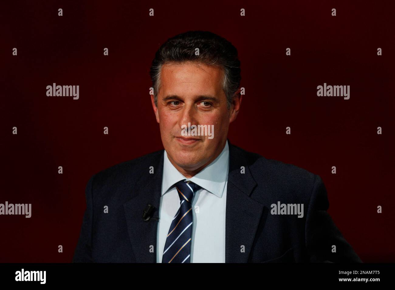 Italian anti-mafia magistrate Nino Di Matteo attends the taping of the ...