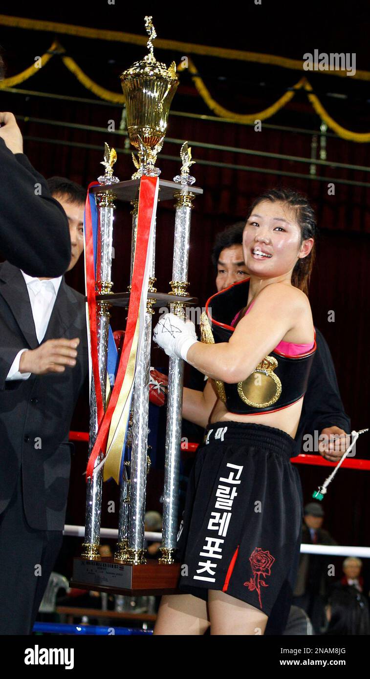 South Korean champion Choi Hyun-mi, a former North Korean defector ...