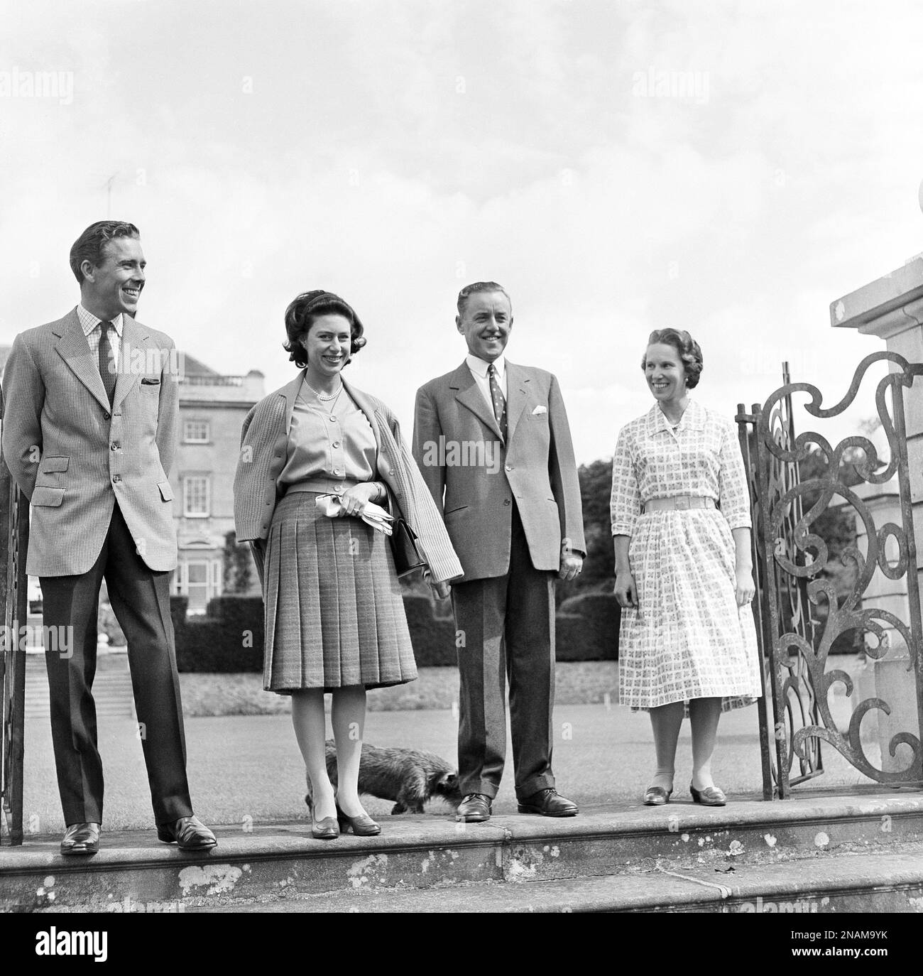 Princess Margaret, 32 and her husband Lord Snowdon pose for birthday ...
