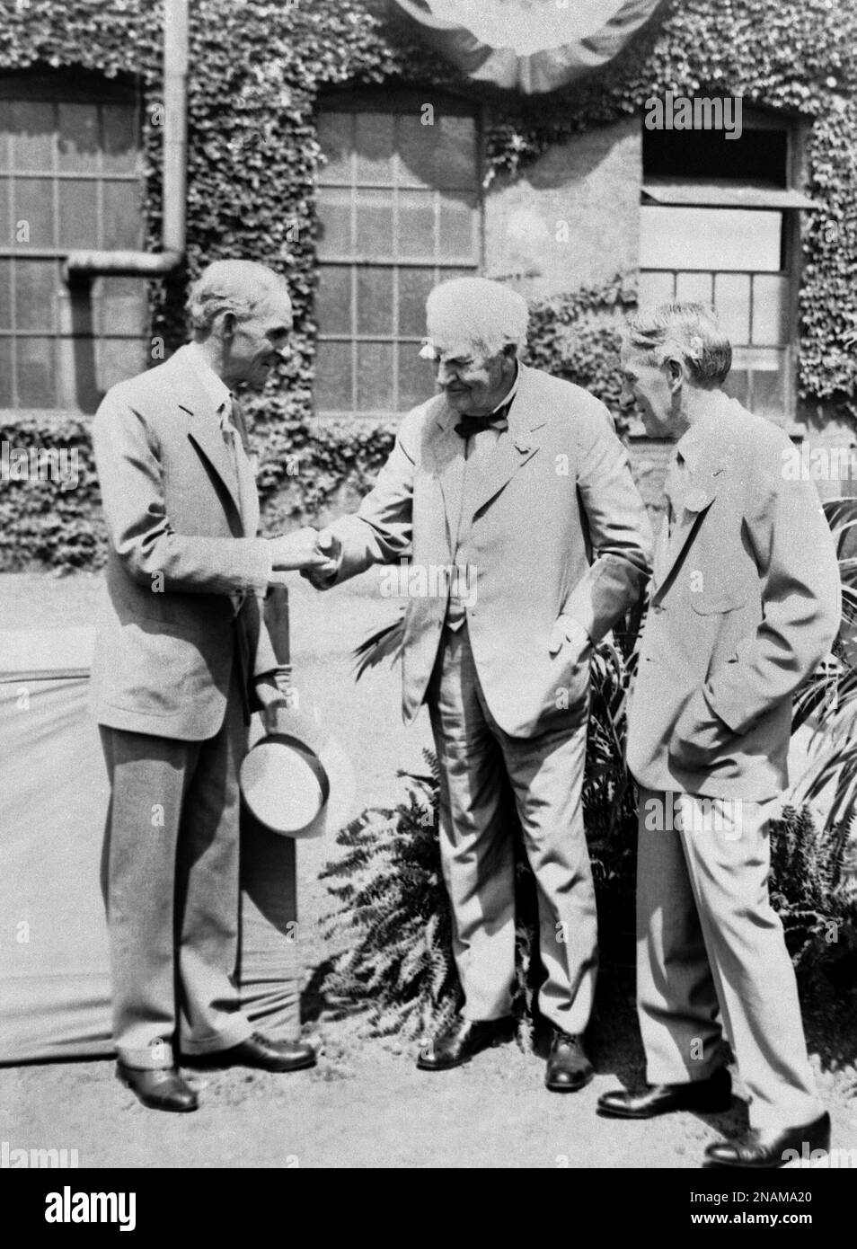 Henry Ford with Thomas A. Edison and Harvey Firestone, July 30, 1930 ...