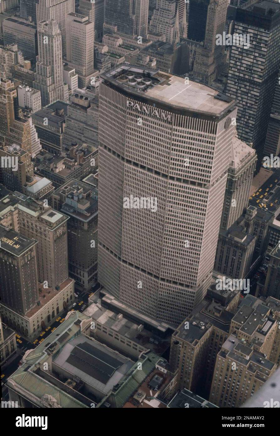 The Pan Am building in mid-Manhattan, New York City, is shown, April ...