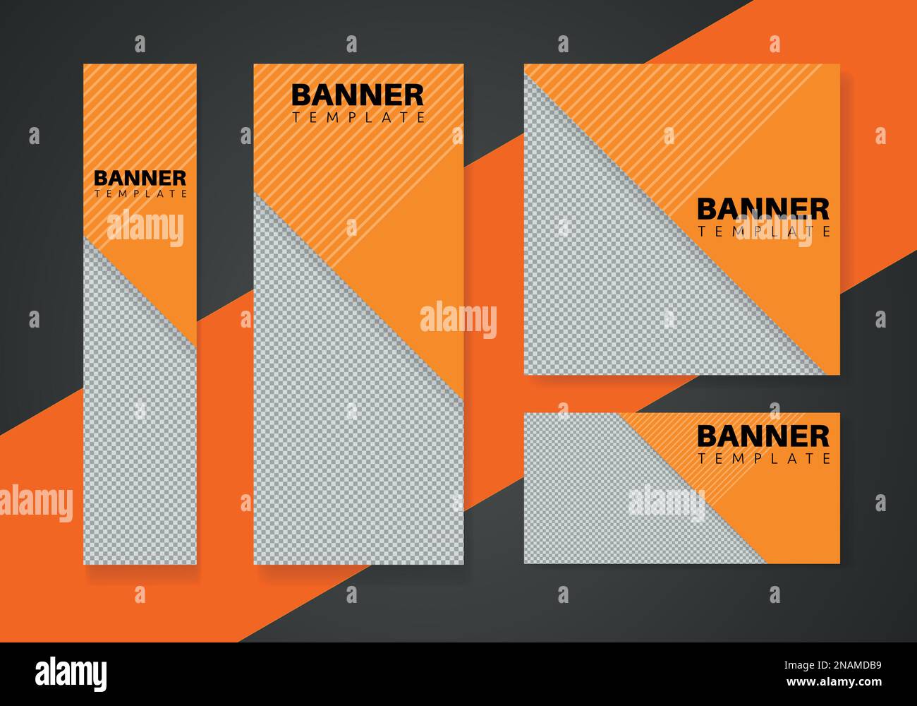 set of creative web banners of standard size. Vertical, horizontal and ... set of creative web banners of standard size. Vertical, horizontal and ...