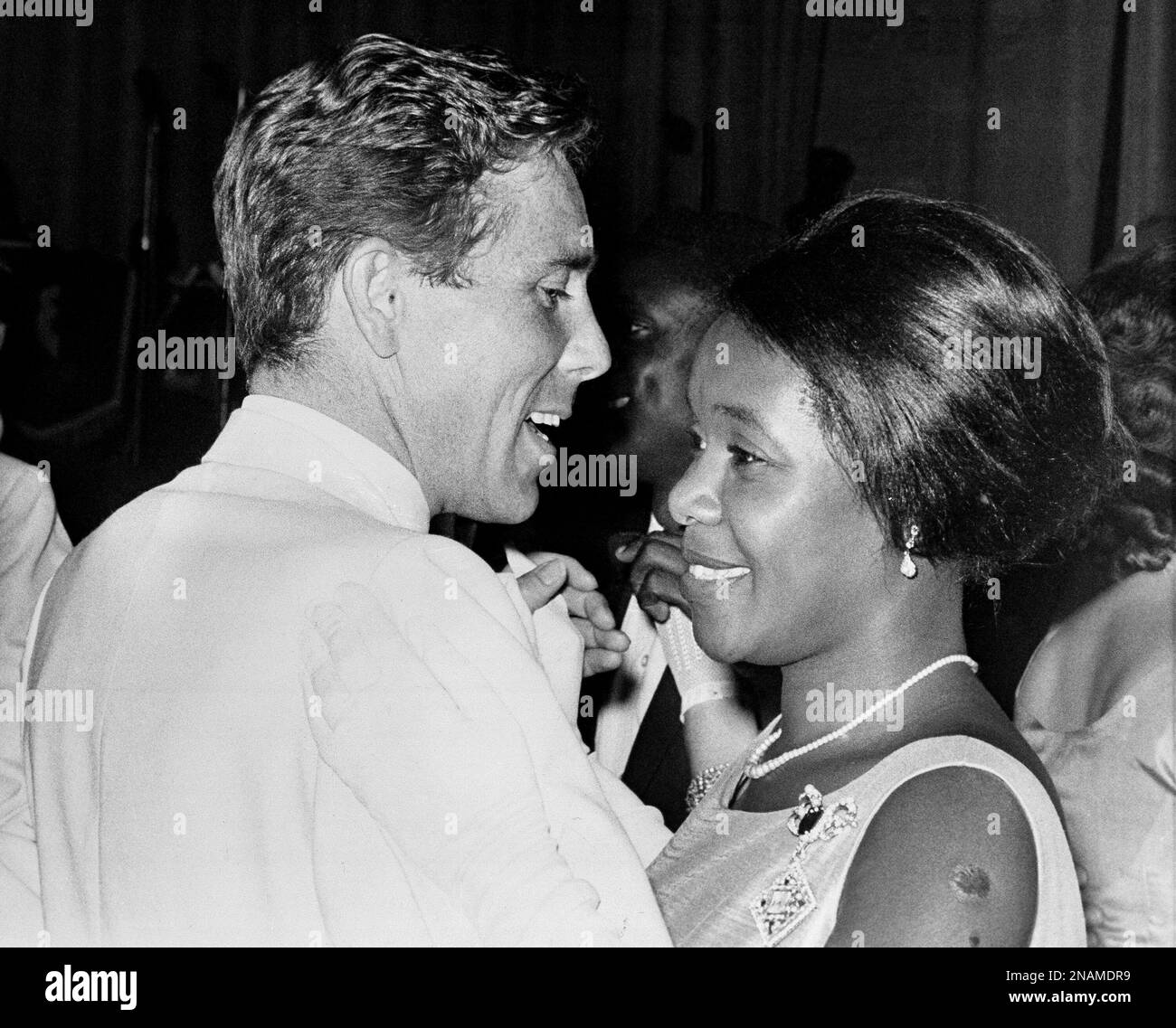 Lord Snowdon, husband of Princess Margaret, dances with Mrs. Milton ...