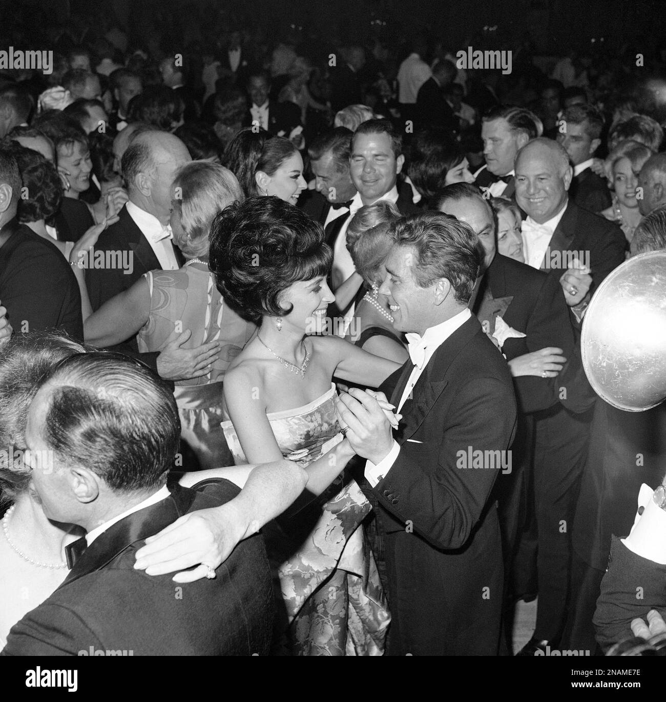 The Earl of Snowdon dances with Mrs. Bill Welsh, head of Los Angeles ...