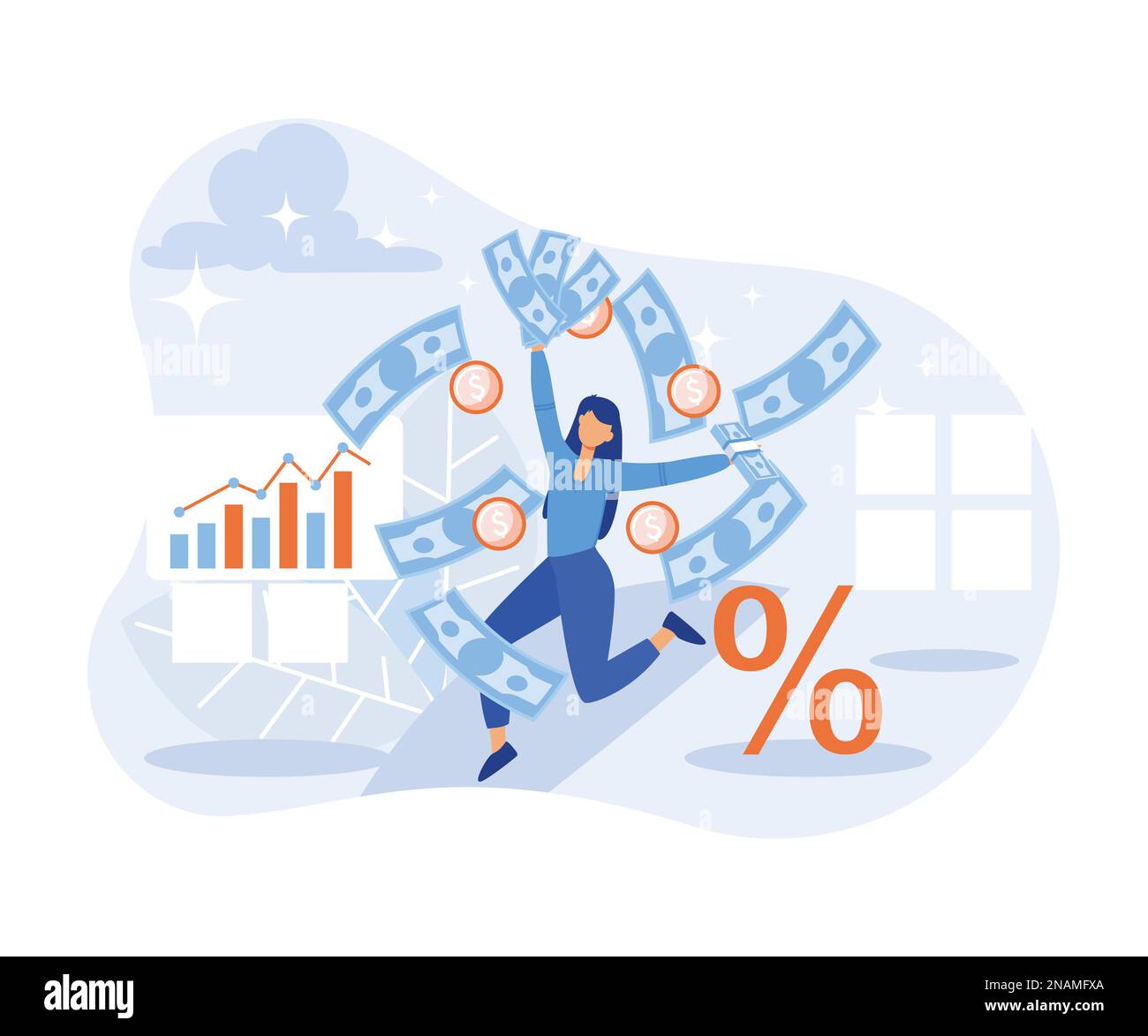 Financial independence vector vectors hi-res stock photography and ...