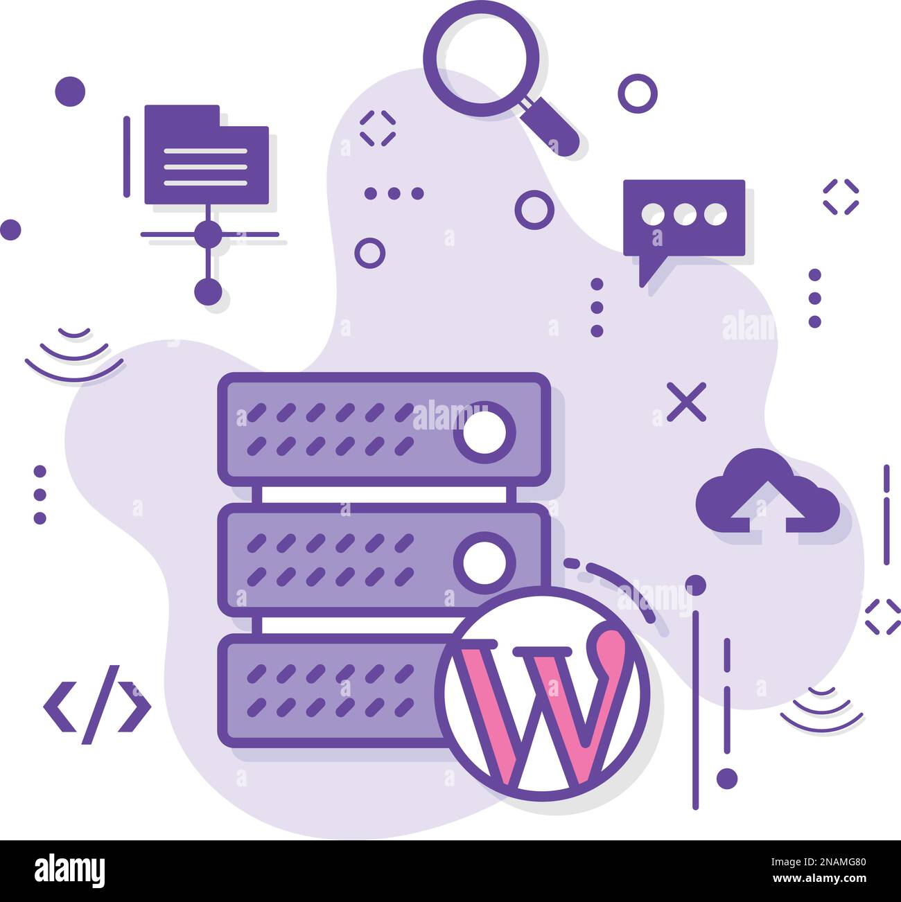 Wordpress blog Stock Vector Images - Alamy