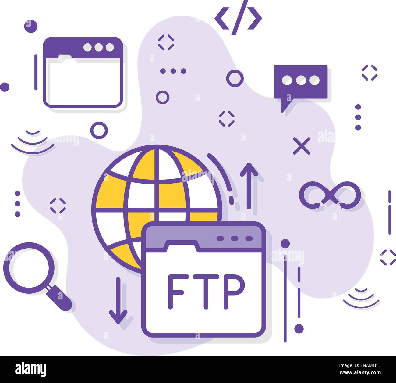 File transfer protocol ftp illustration Stock Vector Images - Alamy File transfer protocol ftp illustration Stock Vector Images - Alamy