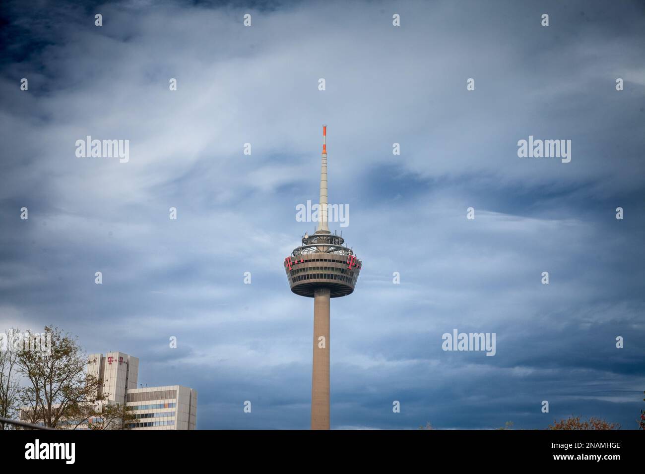 Picture of the Colonius Cologne during a cloudy afternoon. Colonius is ...