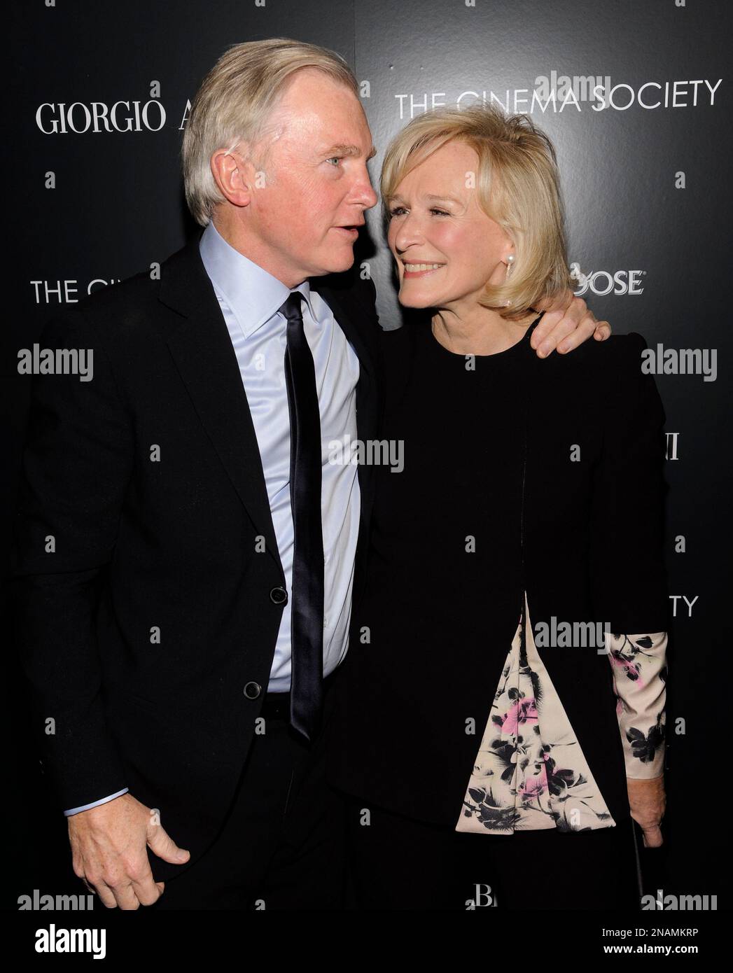 Actress Glenn Close and husband David Shaw attend a special screening ...