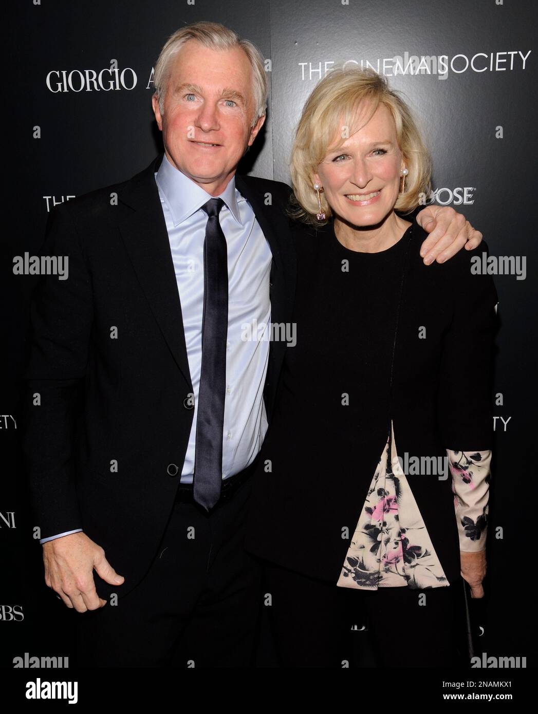 Actress Glenn Close and husband David Shaw attend a special screening ...