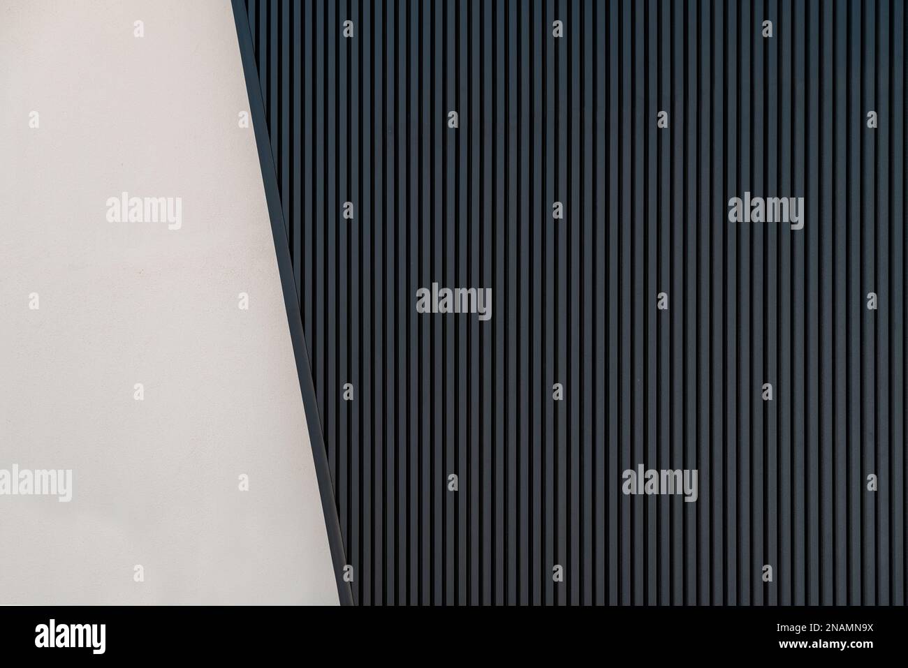 Vinyl coated exterior insulation board on PVC on the wall Stock Photo ...