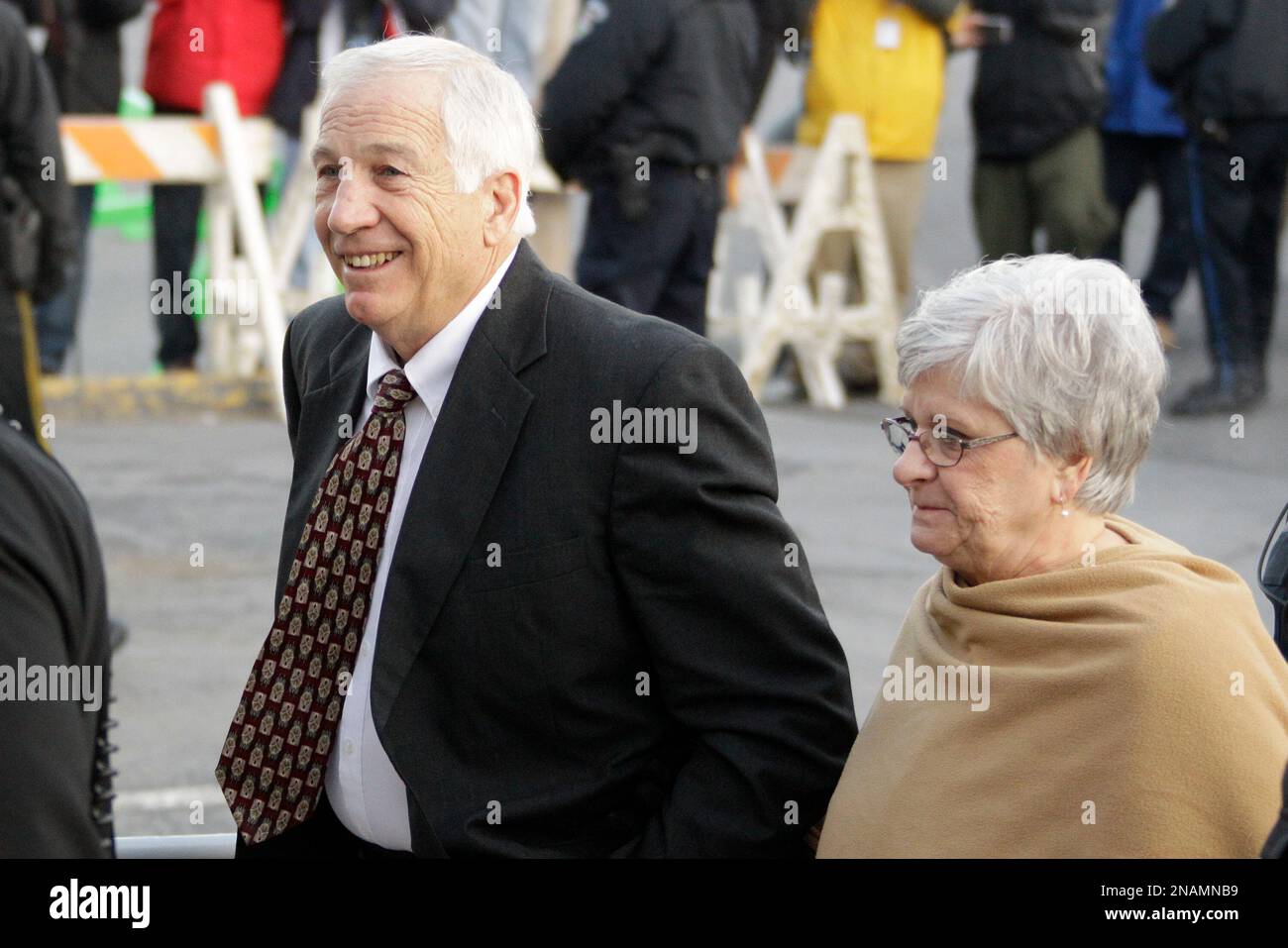 Former Penn State University assistant football coach Jerry Sandusky ...