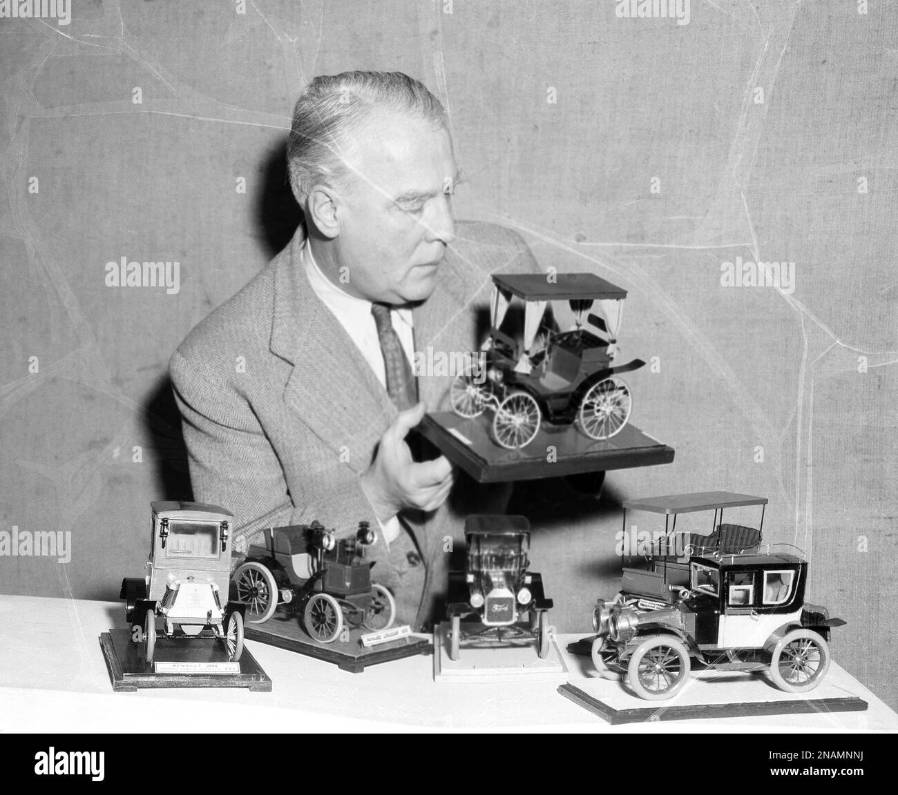 Pierre Libman of Paris France, presents his collection of miniature ...