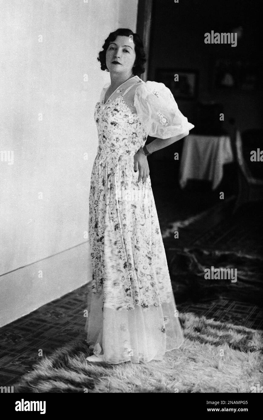 Princess Senije of Albania, sister of King Zog, on July 8, 1937. (AP ...