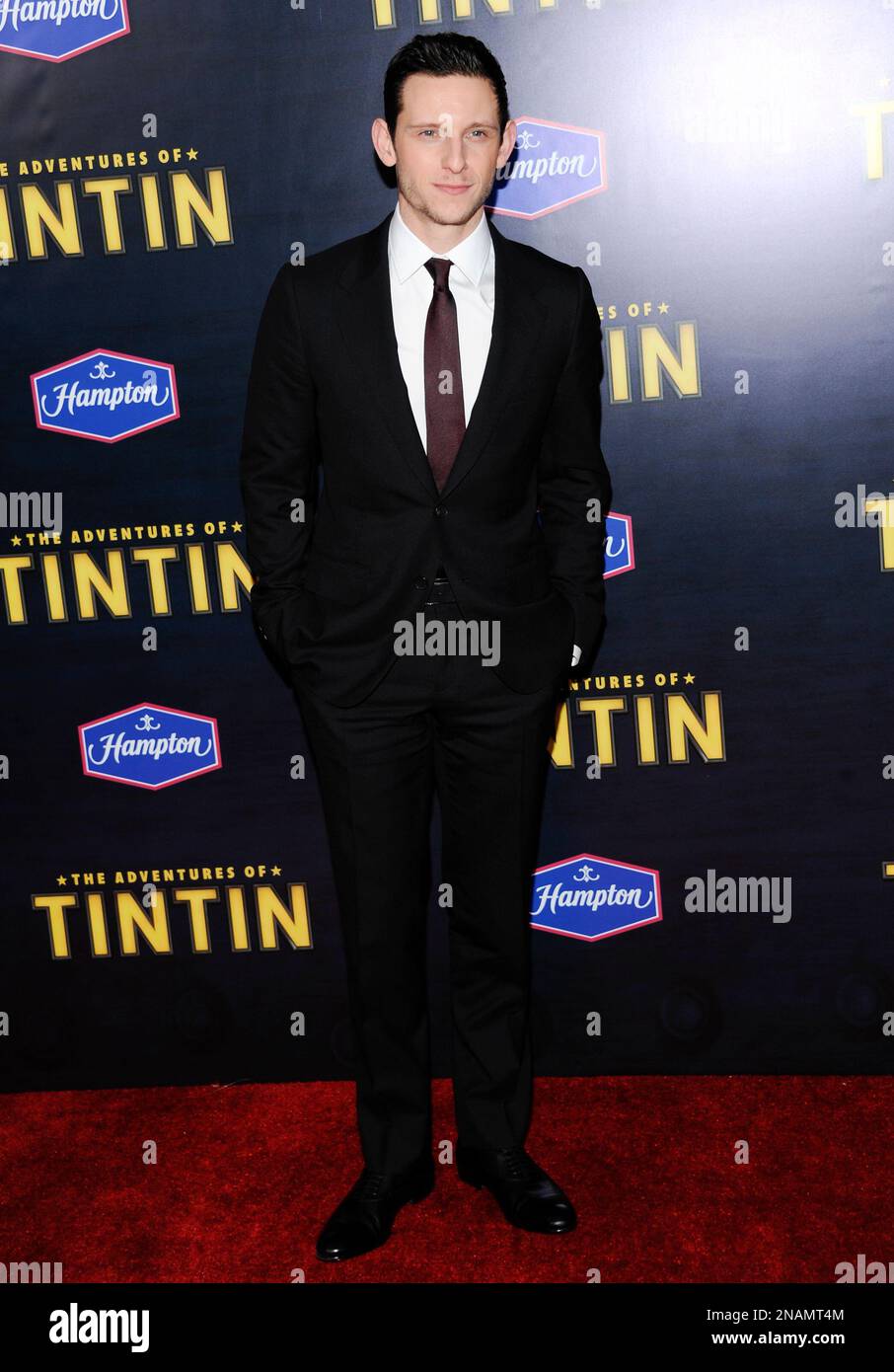Actor Jamie Bell attends the premiere of "The Adventures of Tintin" at ...