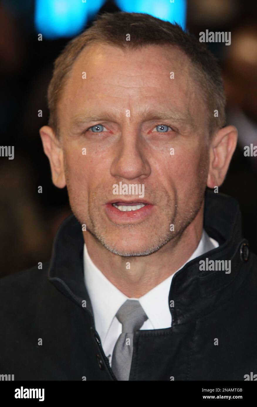 British actor Daniel Craig who plays Mikael Blomkvist, arrives for the ...