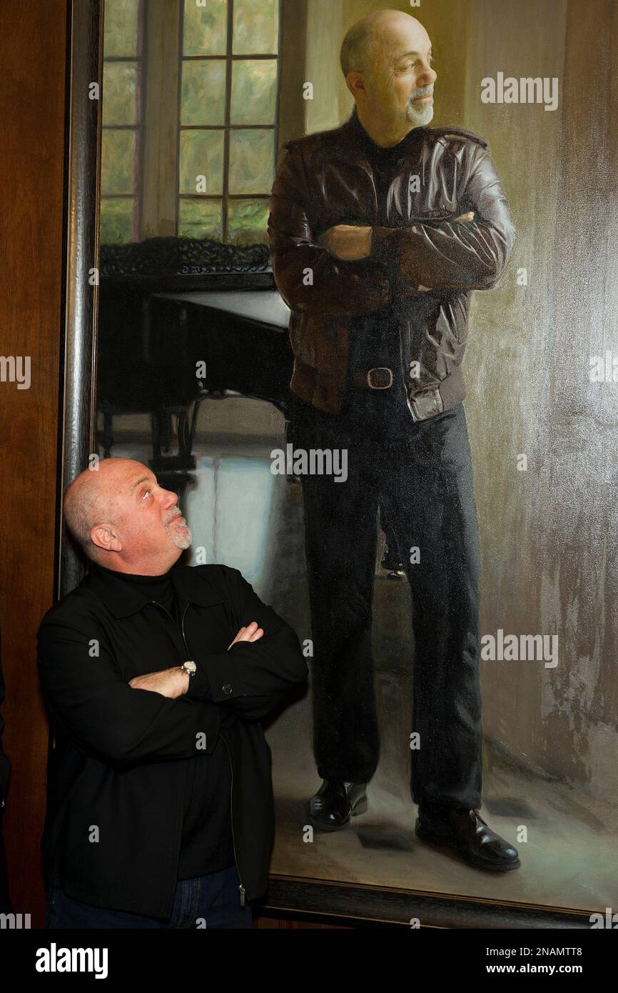 Billy Joel attends the unveiling of his Steinway Hall portrait at the ...