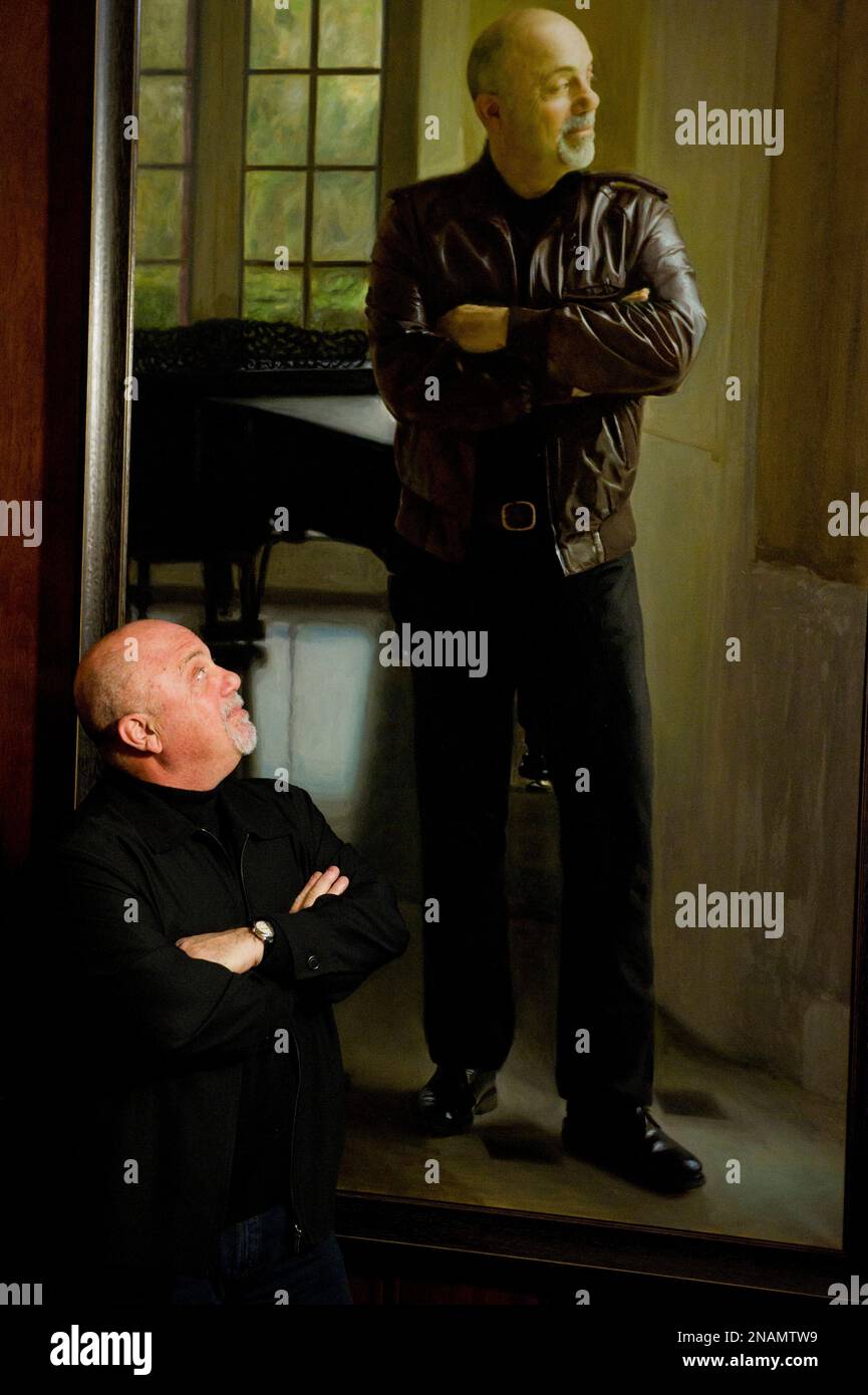 Billy Joel attends the unveiling of his Steinway Hall portrait at the ...