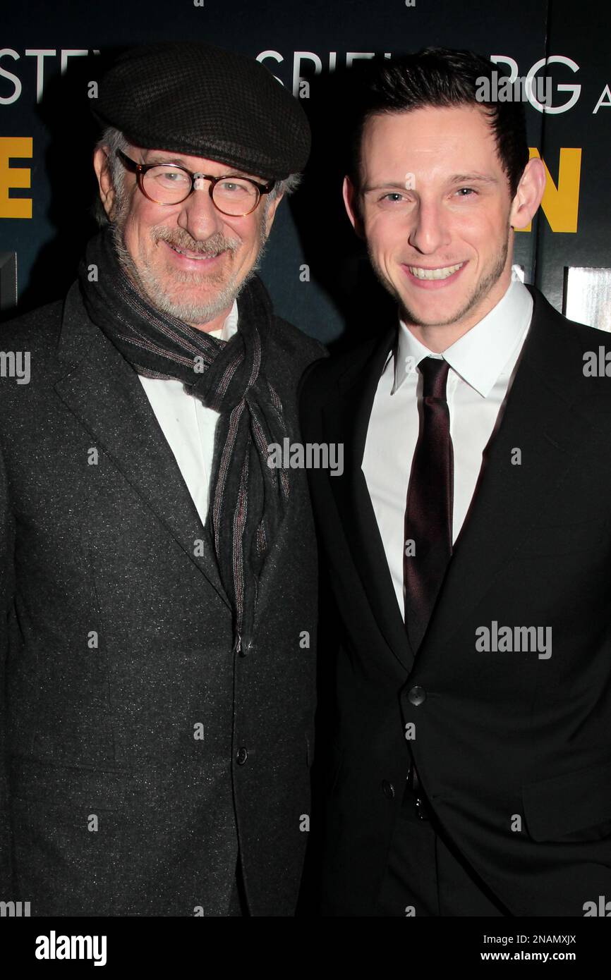 In this Dec. 11, 2011 photo, director Stephen Spielberg and actor Jamie ...