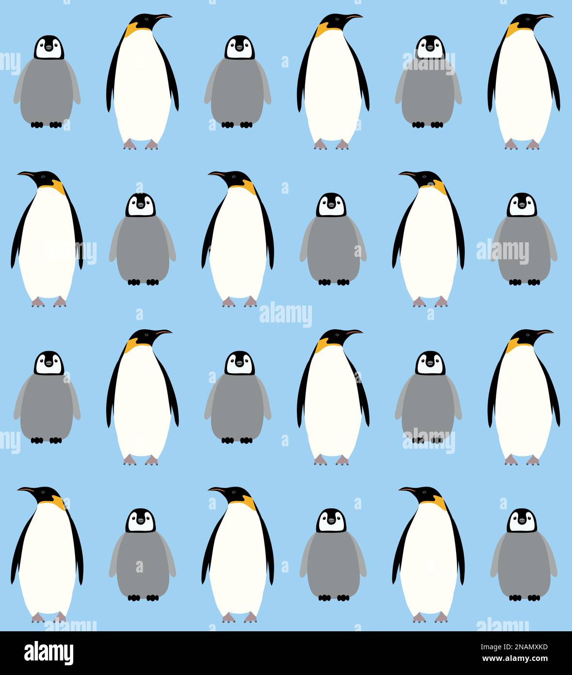 Vector seamless pattern of emperor penguin Stock Vector Image & Art - Alamy