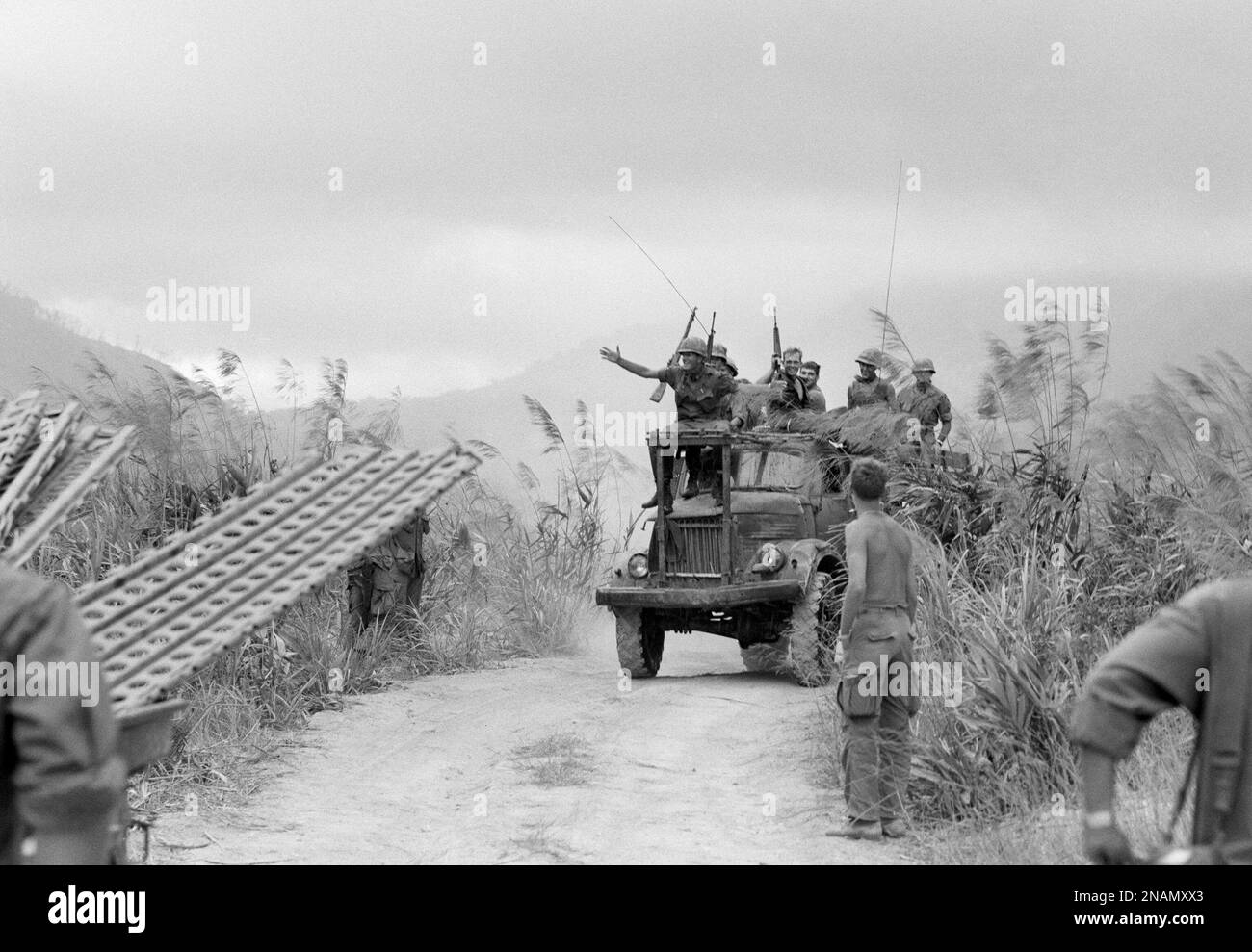 Operation Delaware in the A Shau Valley during the Vietnam War in April ...