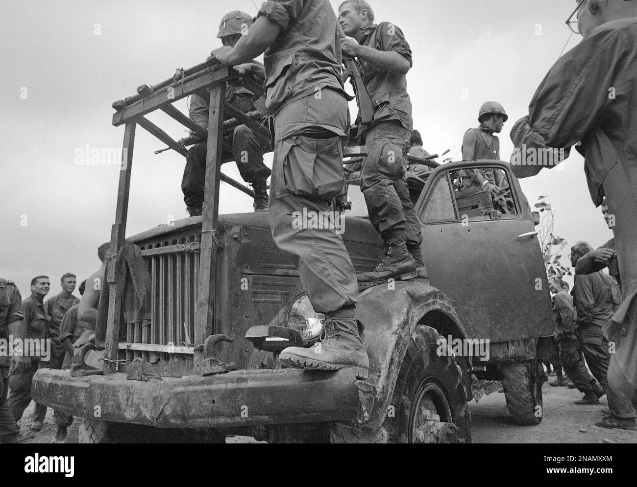 Operation Delaware in the A Shau Valley during the Vietnam War, April ...