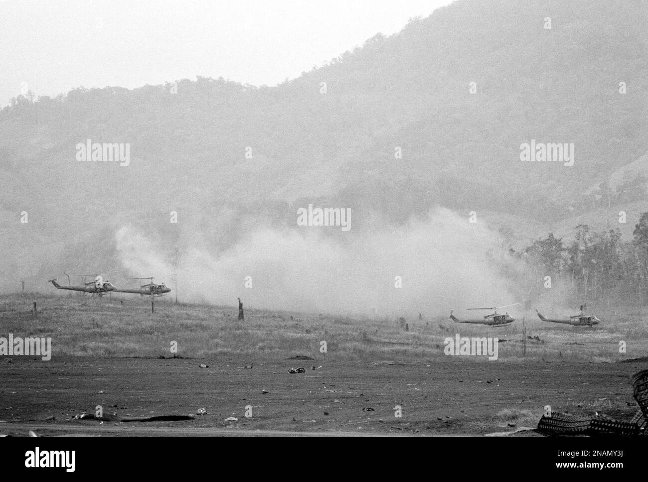 Marines at the beleaguered base of Khe Sanh in the northwestern corner ...