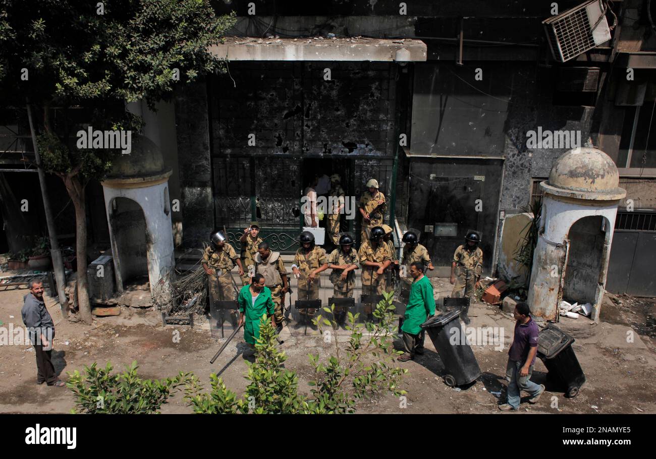FILE - In this Sunday, Sept. 11, 2011 file photo, Egyptian army ...