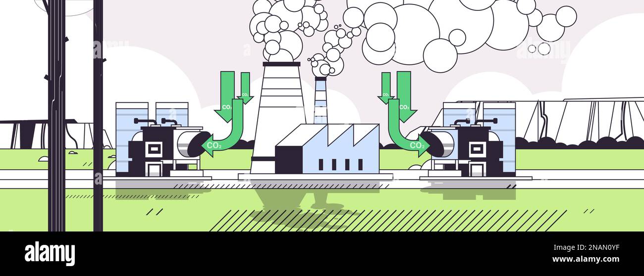 eco factory environmental conservation idea save world decarbonization ...