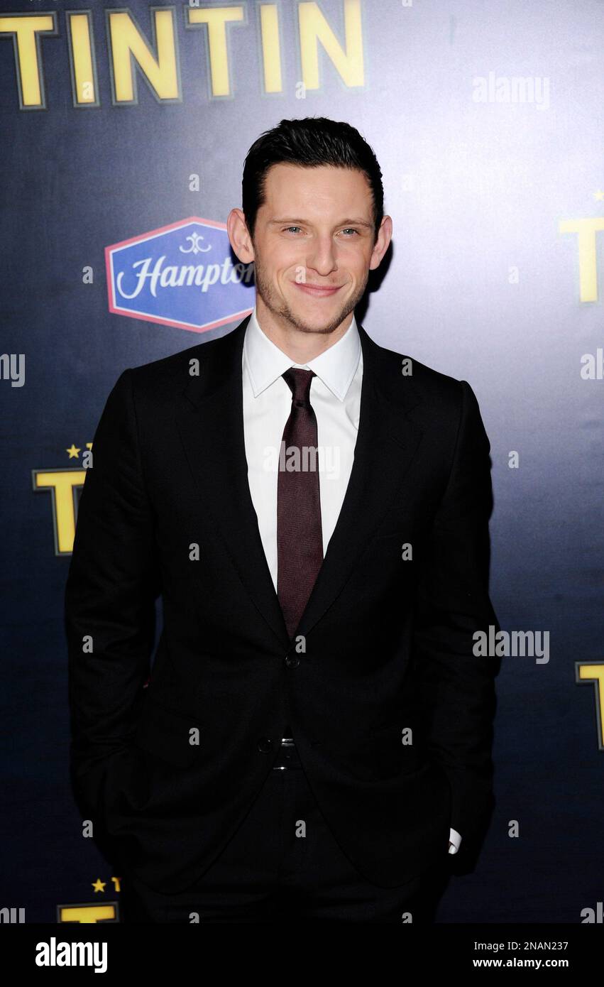Actor Jamie Bell attends the premiere of "The Adventures of Tintin" at ...