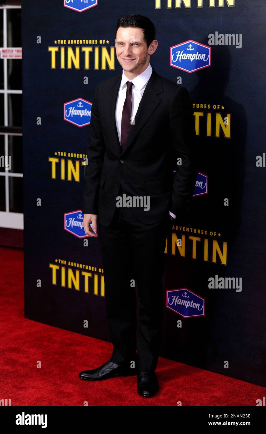 Actor Jamie Bell attends the premiere of "The Adventures of Tintin" at ...