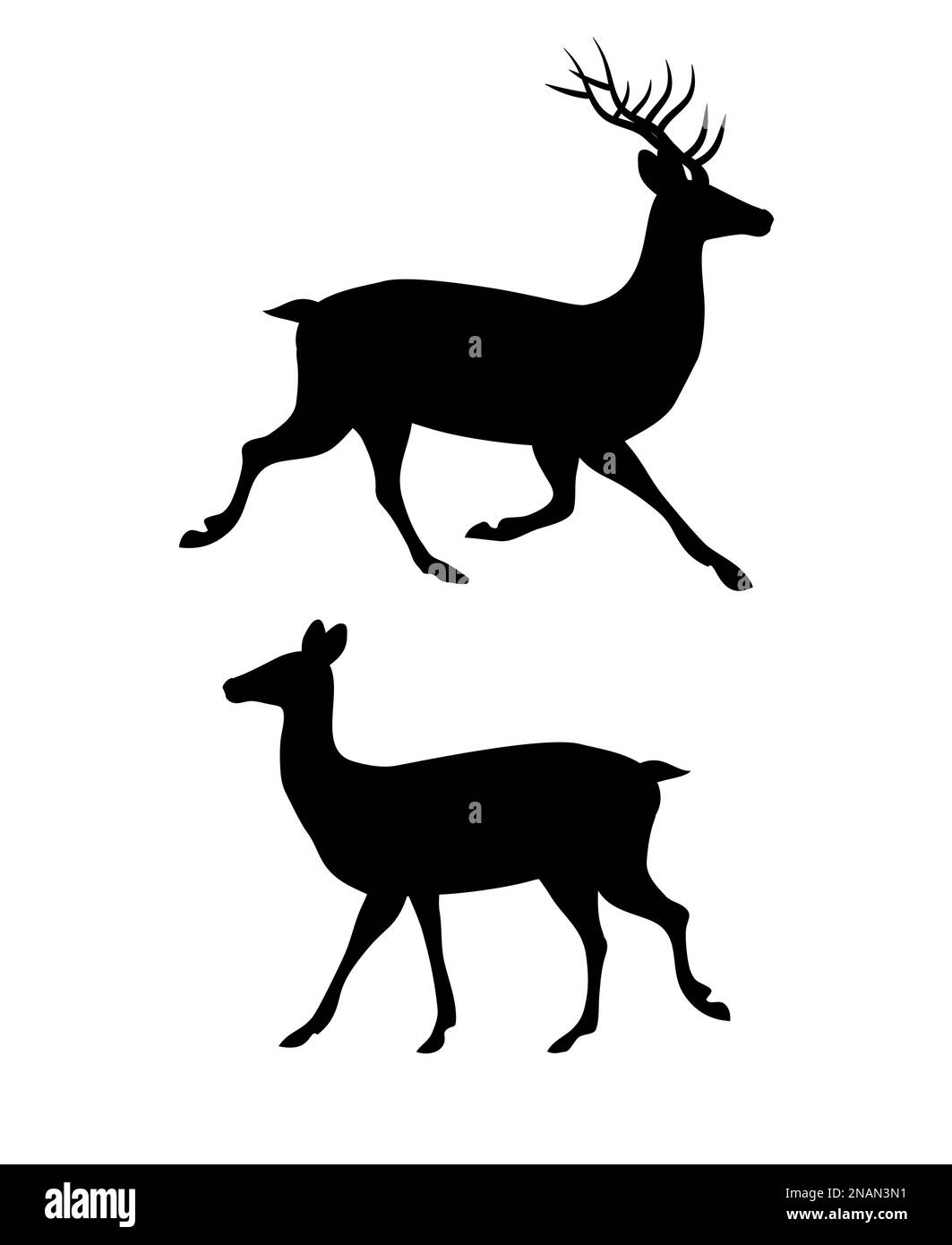 Simple family silhouette sign Black and White Stock Photos & Images - Alamy