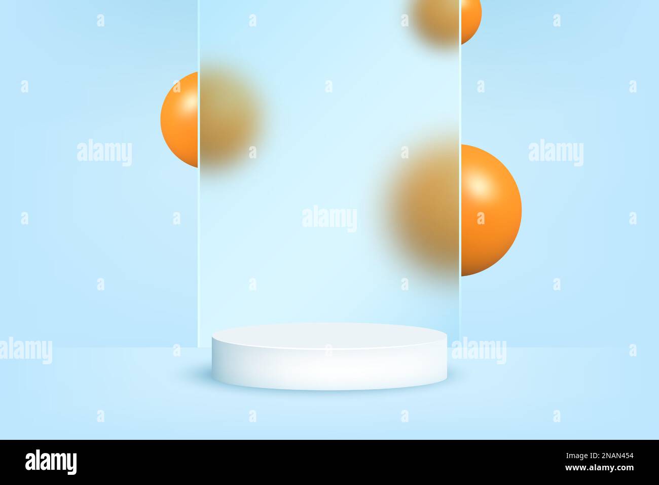 3d rendering perspective blue Stock Vector Images - Alamy