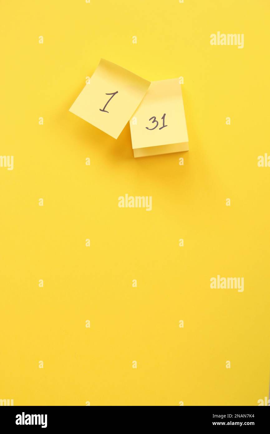 Calendar page with date. Calendar sheet Stock Photo - Alamy